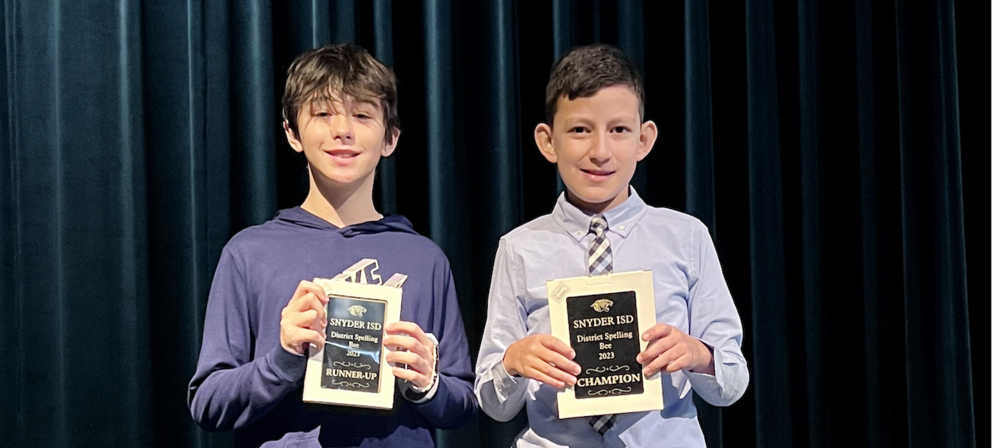 Students Compete in District Spelling Bee | Snyder Junior High School